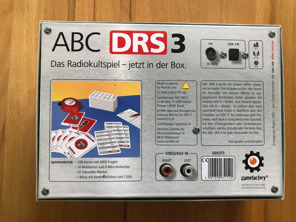 ABC DRS 3 Radio-Kultspiel 4000 Fragen Gamefactory Gut (Gebraucht) in ...