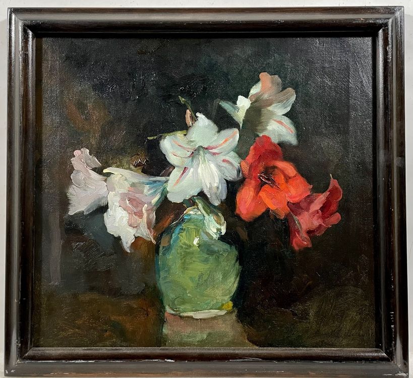 Blumenstrauss in Vase Gemälde unleserlich Signiert (D'occasion) à Root pour CHF 885 – avec ...
