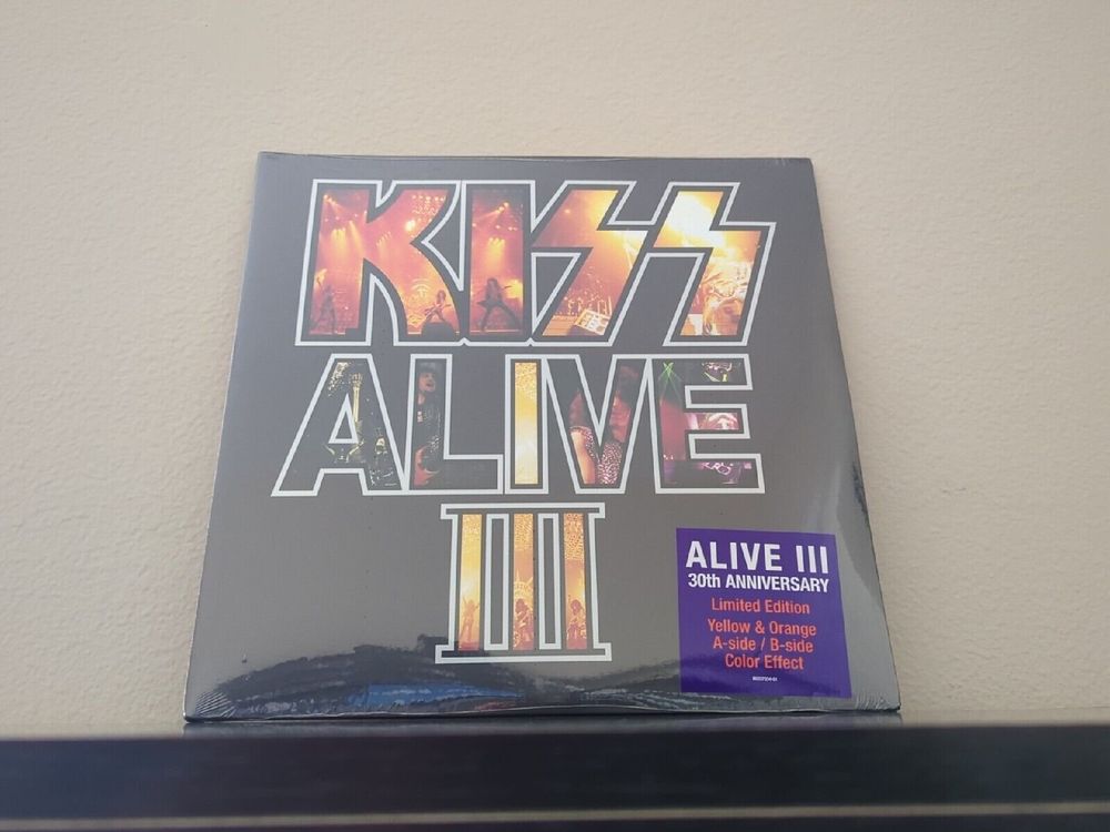 KISS Alive III Album LP gelb/orange Vinyl - VERSCHWEISST (Neu und ...