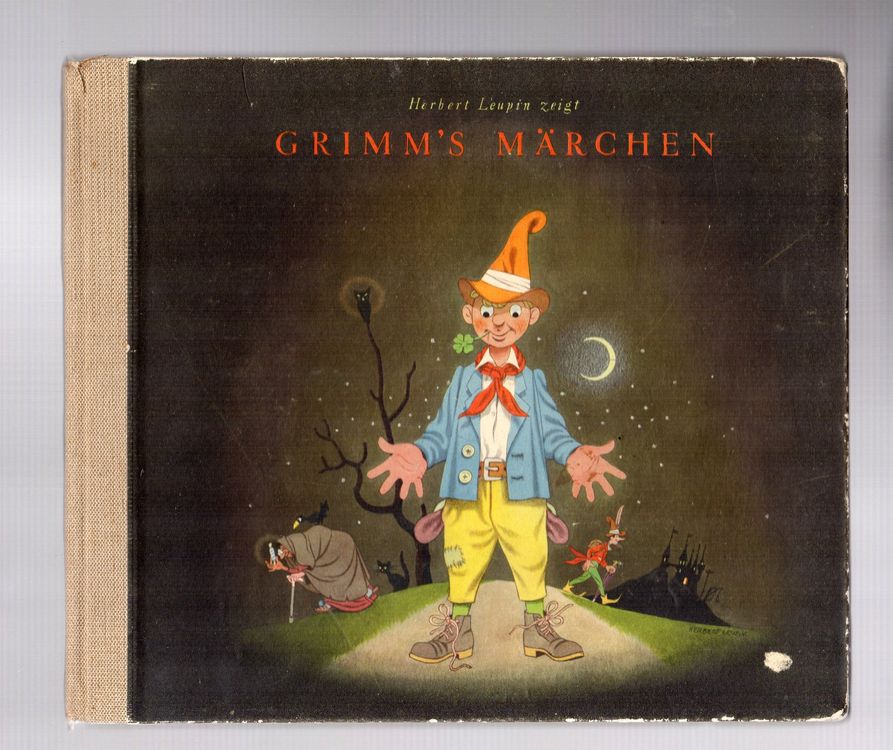 Grimm Märchen Bilder von Herbert Leupin Globi Verlag 1945 (Gebraucht ...