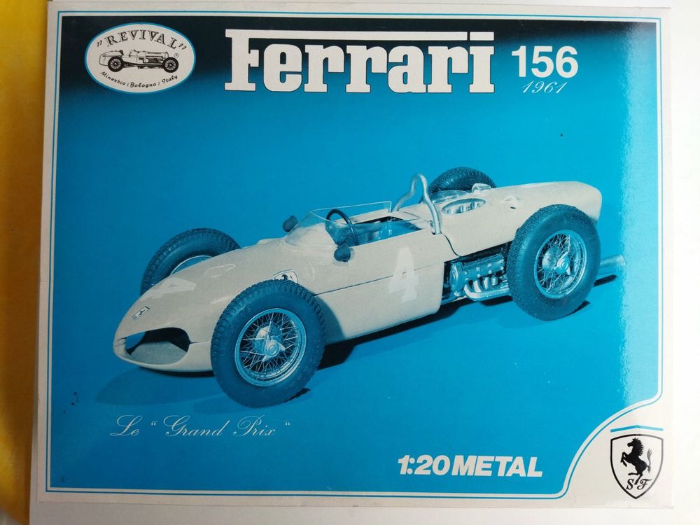 Ferrari 156"Grand Prix"1961, Bausatz von Revival Metall 1/20 (Neu und ...