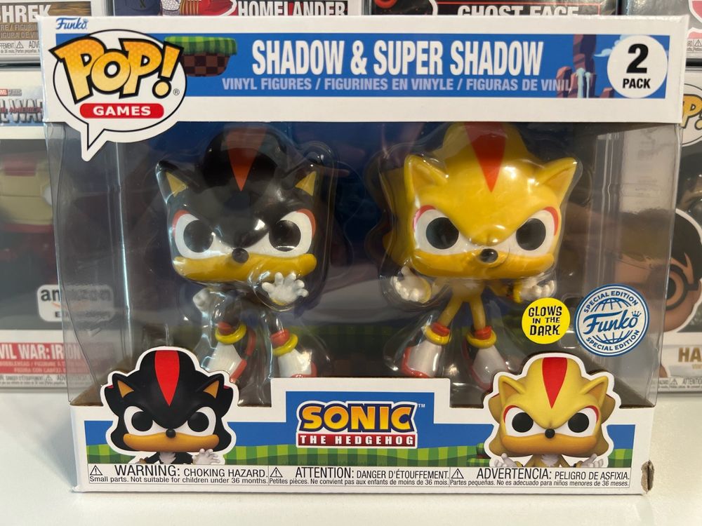 Funko POP! Games Sonic the Hedgehog Shadow & Super Shadow | Kaufen auf ...