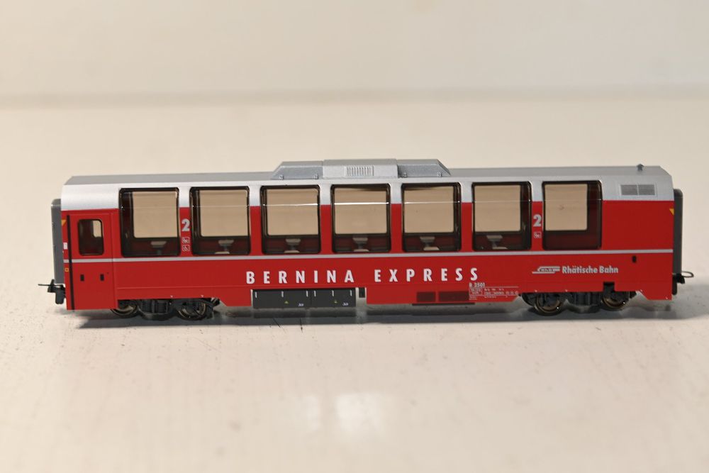 RhB Bernina Express Panoramawagen B 2501 Bemo H0m mit OVP (Gebraucht) in Laupen ZH für CHF 76 ...