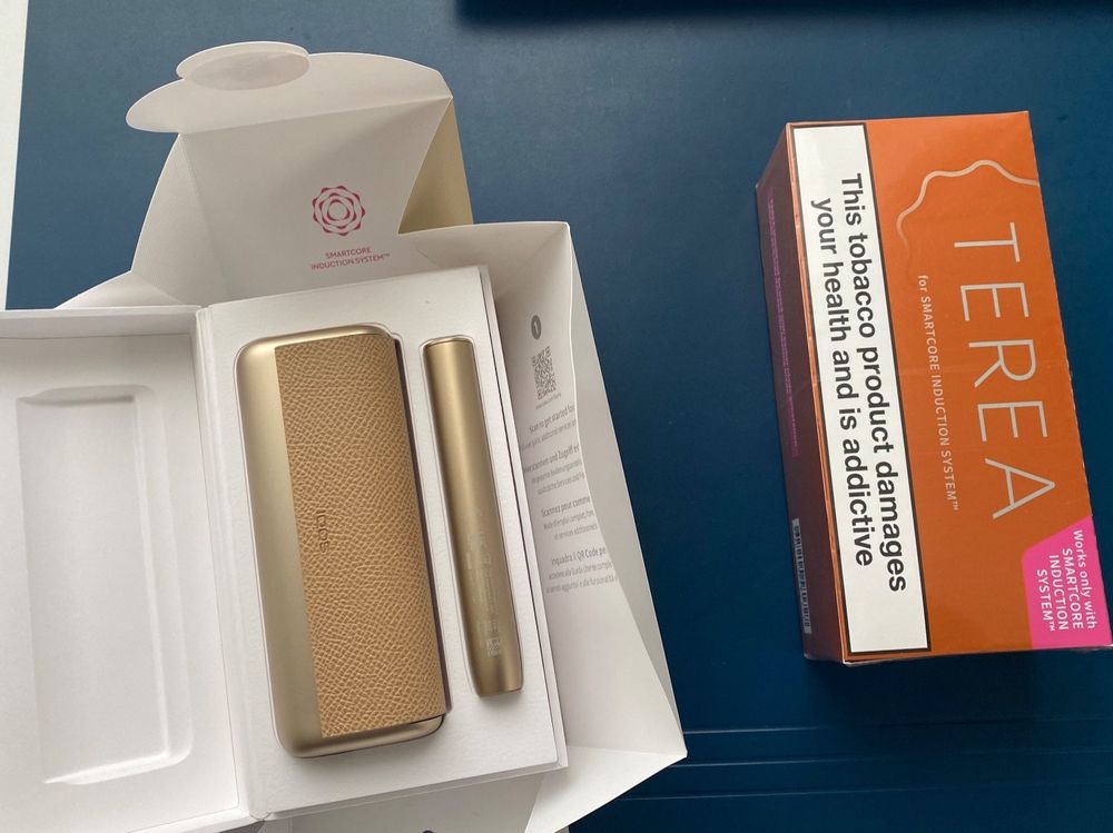 Igos Iluma Prime, Golden Khaki Kit + Terea Amber 200 (Neu und ...