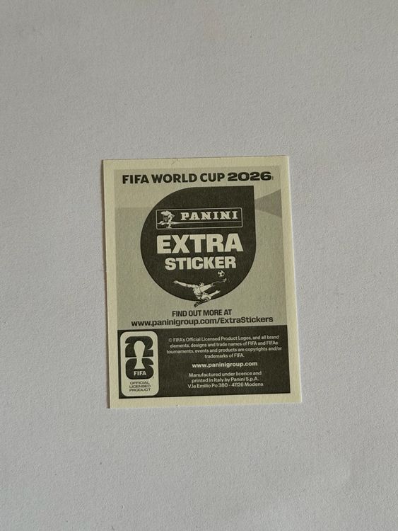 Panini WM 2026 - Messi Extra Sticker Lila (Neu und originalverpackt) in ...