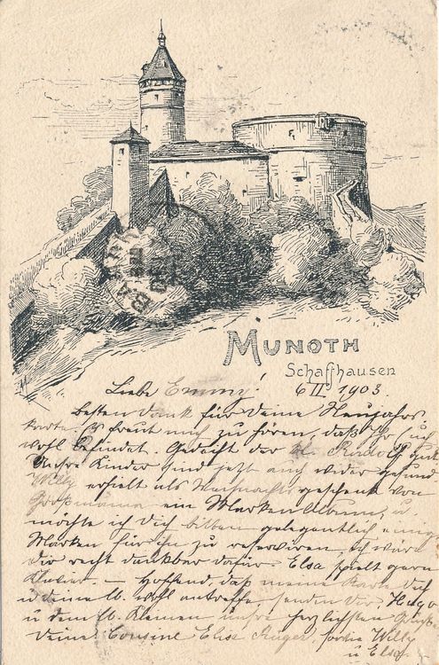 Munoth Schaffhausen gel. 1903 (Gebraucht) in Luzern für CHF 7.5 – mit ...