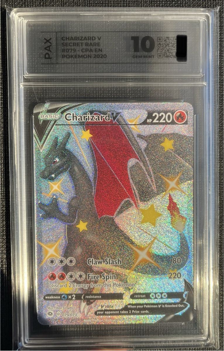 Gem Mint Charizard V 079/073 Championspath. PAX 10/ PSA 10 (Neu (gemäss ...