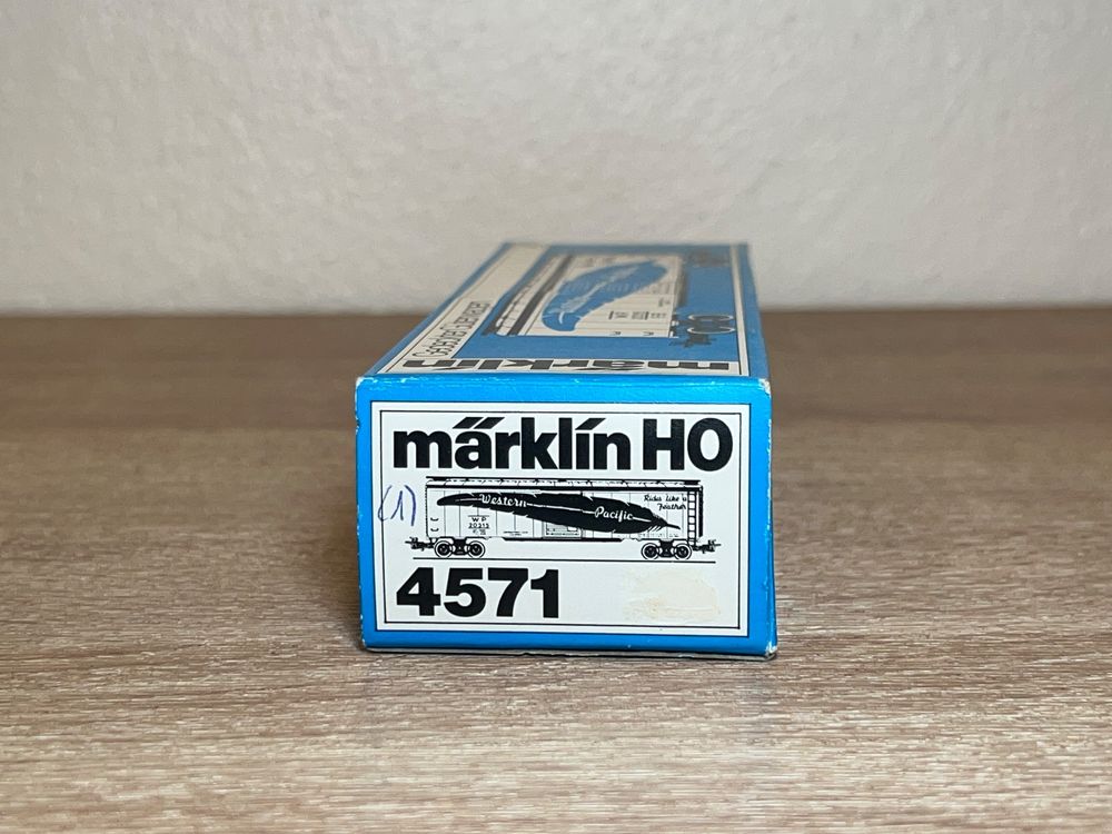 Märklin 4571 Gedeckter Güterwagen Western Pacific H0 OVP (1) | Kaufen ...