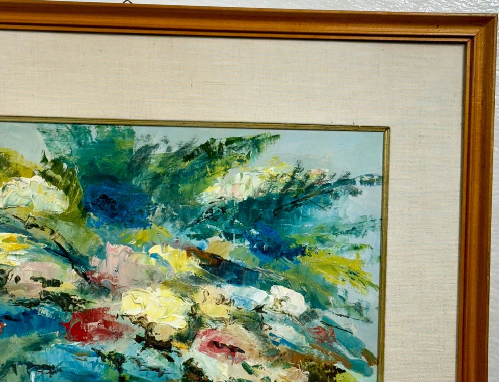 Abstrakte Stilleben Gemälde Signiert/Verso. Beschriftet (Gebraucht) in Root für CHF 10 – mit ...