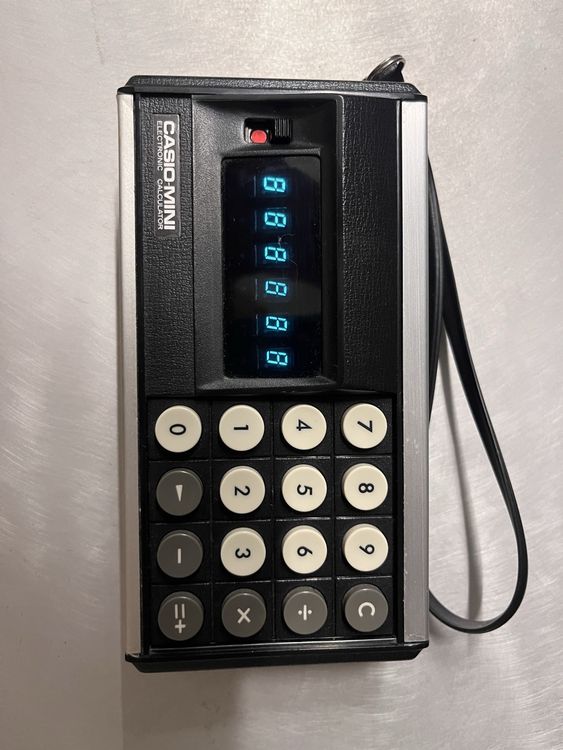 Casio Mini Taschenrechner, Vintage, mit Etui, Top Zustand (Gebraucht ...
