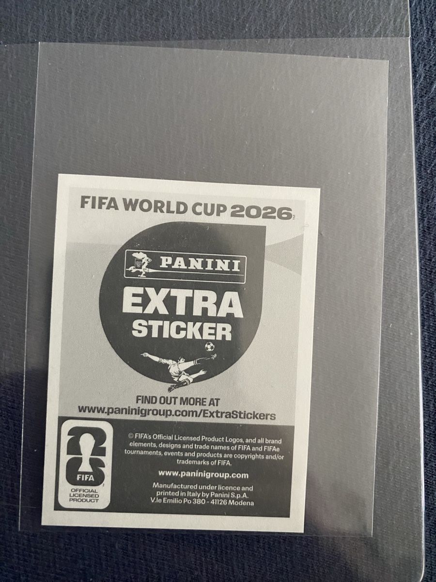 Panini WM 2026 Extra Sticker Vinicius Junior Vini JR Silber (Neu ...