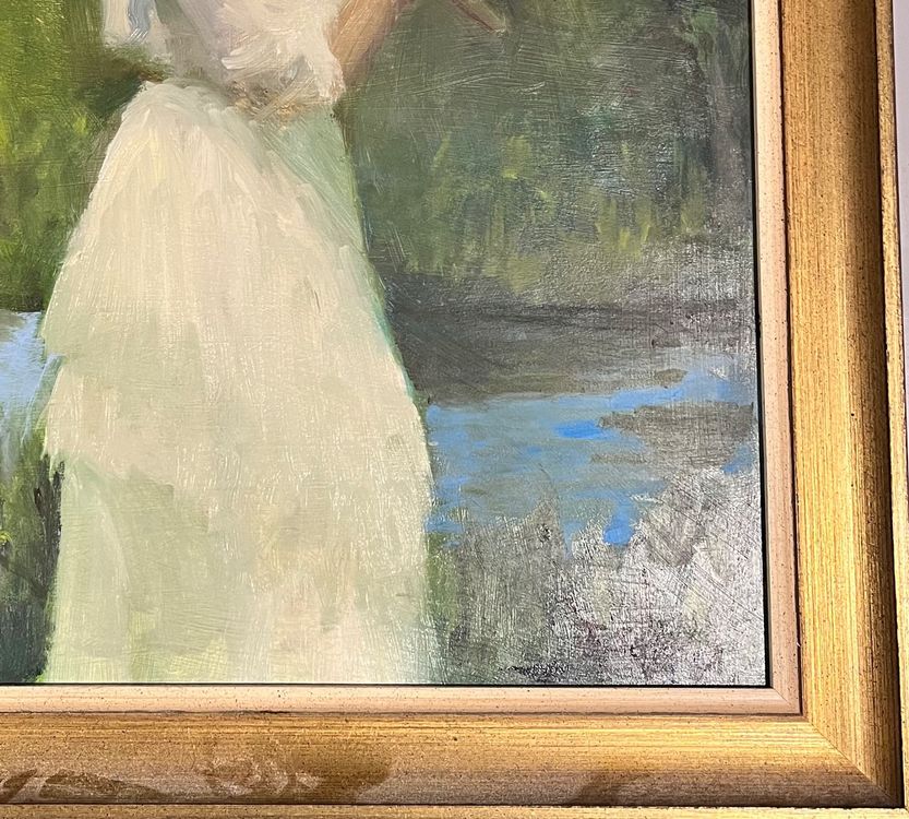 20. J. H. Schweizer Schule Gemälde von eine Dame Signiert (Gebraucht) in Hochdorf für CHF 5 ...