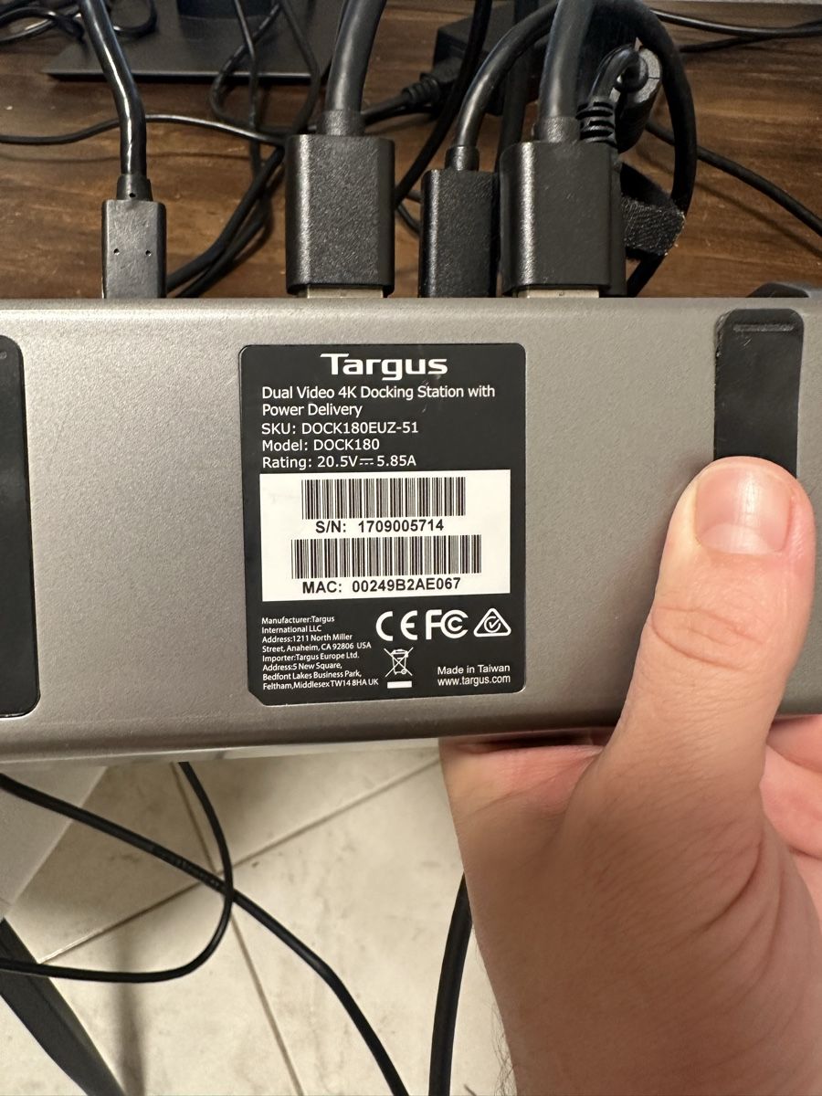Targus Dock180EUZ-51 Docking Station - Excellent Value! (59) (Gebraucht ...