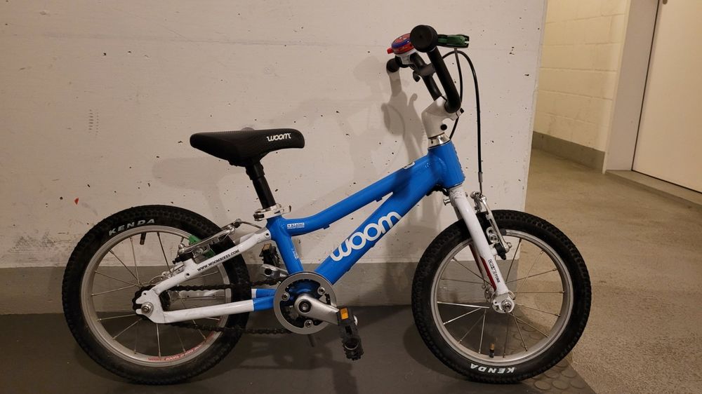 Woom 2 Kindervelo blau (Gebraucht) in Bülach für CHF 290 – nur Abholung ...