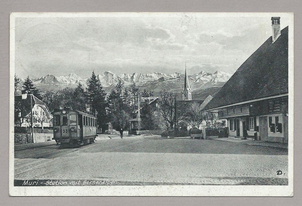 MURI, STATION MIT ZUG, SELTENE KARTE 0 | Kaufen auf Ricardo