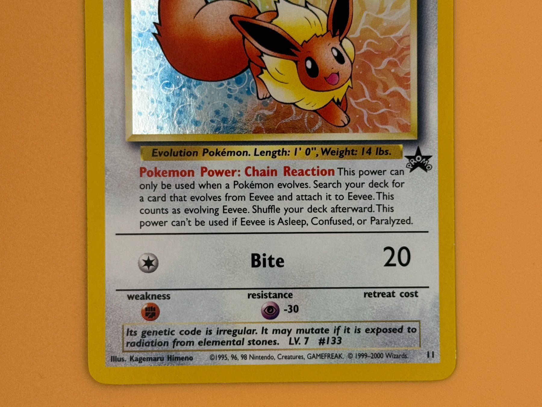Eevee #11 Holo Pokémon League 2000 Black Star Promo ab 1.- (Neu (gemäss ...