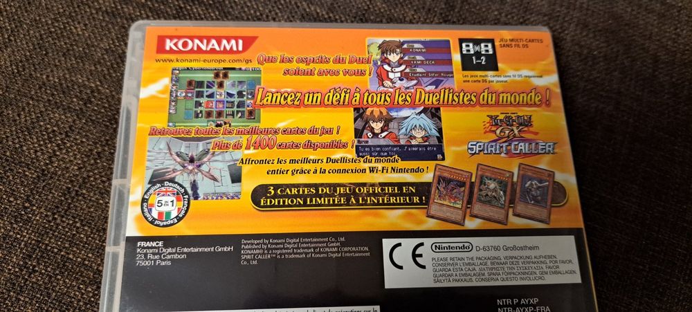 Yu-Gi-Oh GX Spirit Caller Spiel Nintendo ds (Gebraucht) in Kleinlützel ...