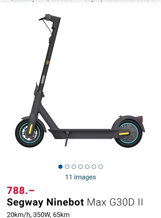 Segway Ninebot Max G30D II | Kaufen auf Ricardo