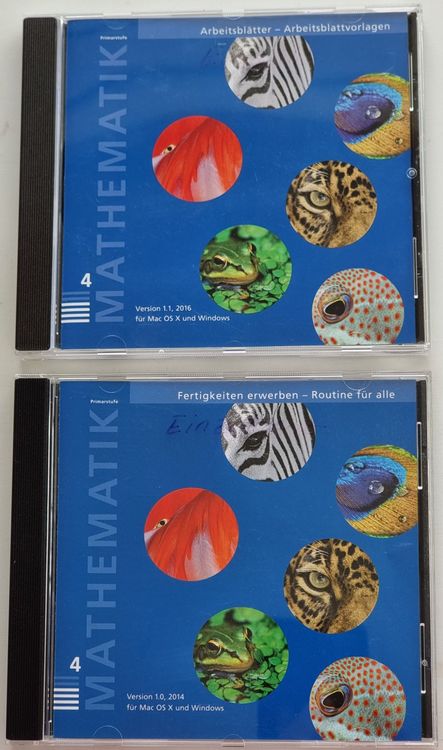 Mathe 4.Kl. LMVZ / 2 CD-Rom / Arbeitsblätter / Fertigkeiten (Gebraucht) in für CHF 15 – mit ...
