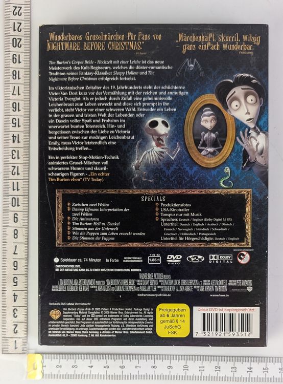 Corpse Bride - Hochzeit mit einer Leiche DVD - Tim Burton (Gebraucht ...