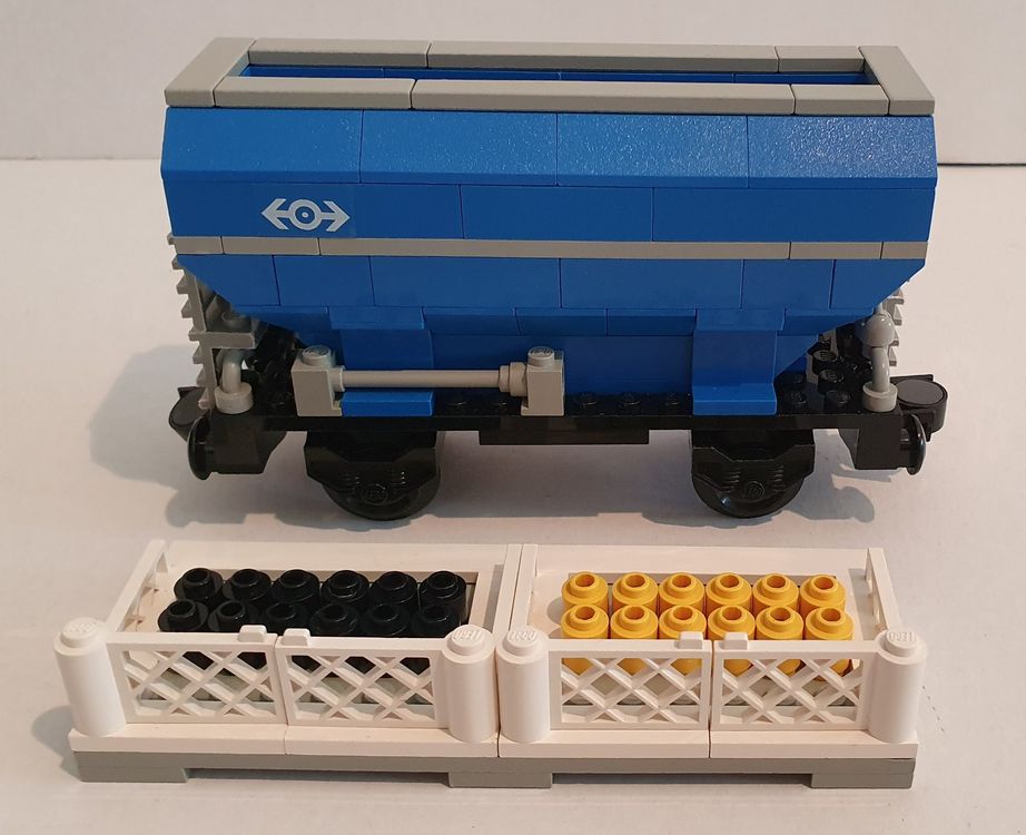 Lego Train 9V Blue Hopper Car 4536 (1991) (Gebraucht) in kleindöttingen ...
