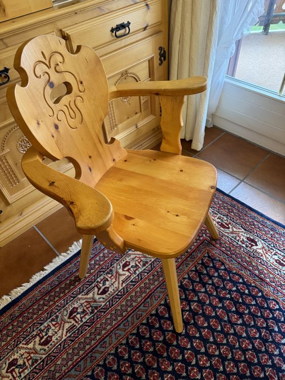 arvenstuhl mit Lehne Bündner (Gebraucht) in Basel für CHF 120 – mit ...