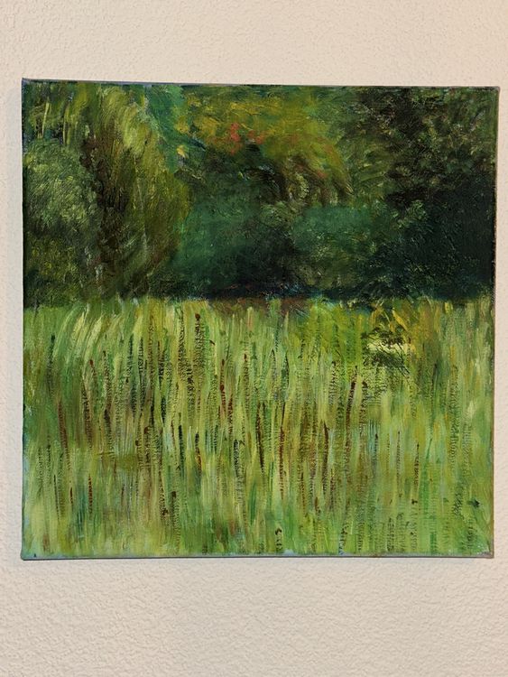 Wiesenlandschaft, Ölgemälde auf Leinwand Unikat (Neu und originalverpackt) in Solothurn für CHF ...