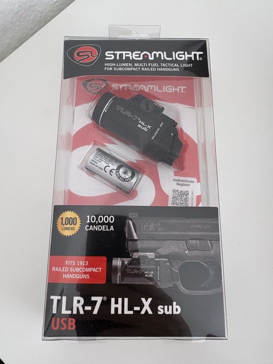 Neu OVP Streamlight TLR-7 HL-X Sub Armee Tactical Glock Stgw (Neuf avec ...