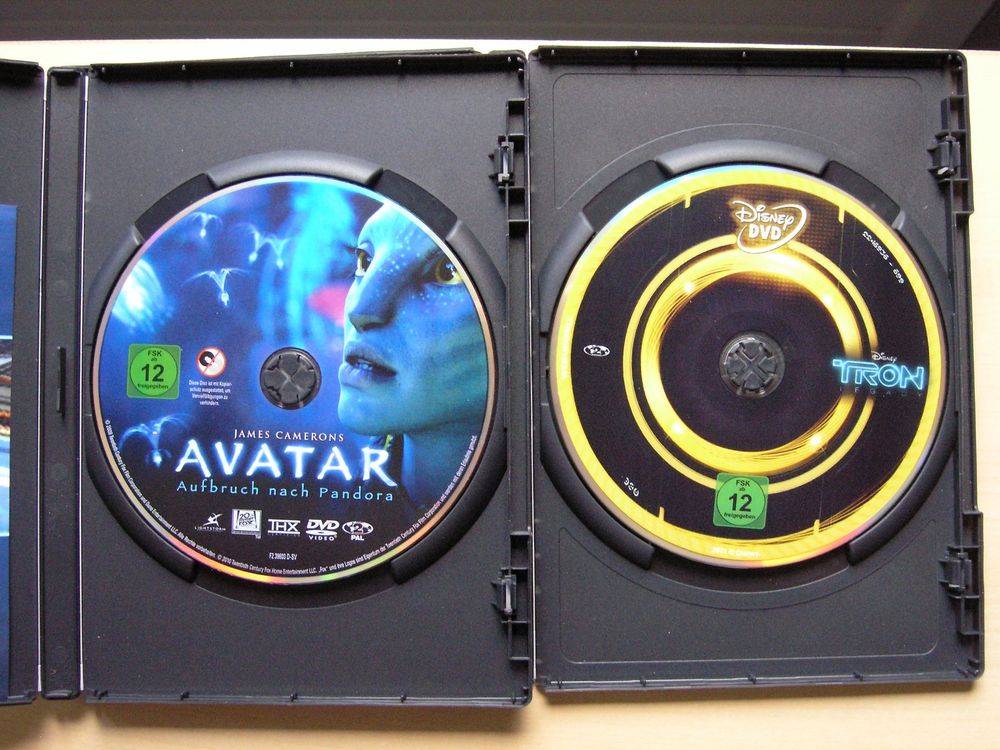 2 DVD-Disc Set AVATAR (2009) + TRON LEGACY (2011) | Kaufen auf Ricardo