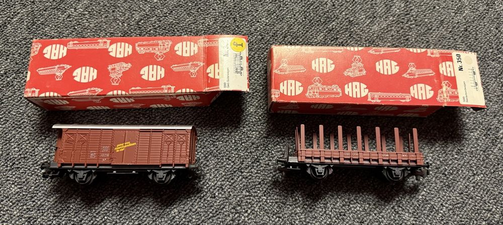 HAG Nr.300/350 Güterwagen H0 AC (Neu (gemäss Beschreibung)) in Bauma ...