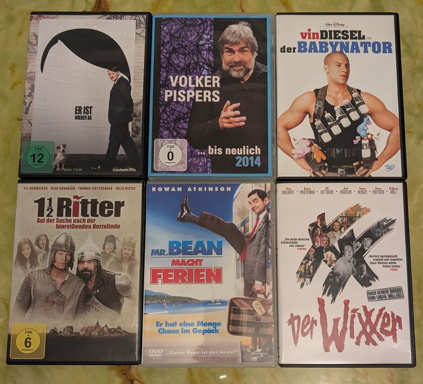 DVD SetNr.35(Er ist wieder DA, Volkers Pispers,Mr. Bean...) (Gebraucht ...