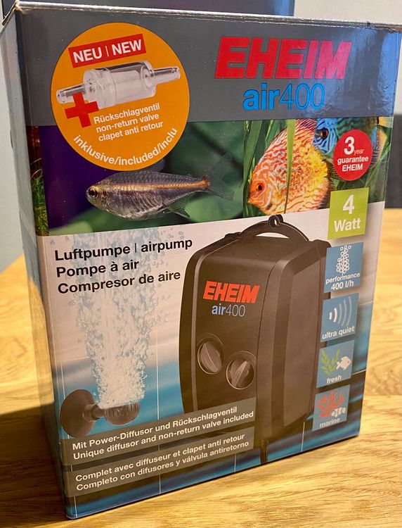 Eheim Air400 Luftpumpe (Gebraucht) in Münchwilen für CHF 20 – mit Lieferung auf Ricardo kaufen