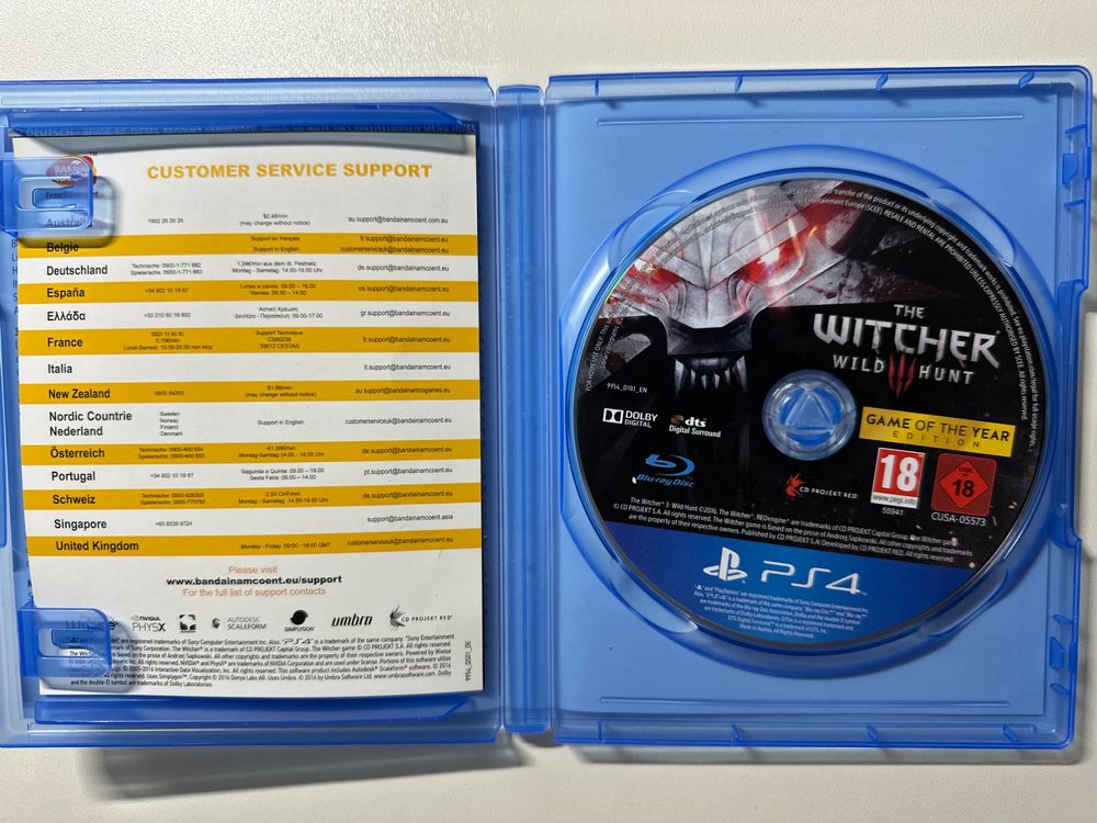 The Witcher 3: Wild Hunt GOTY, Sony Playstation 4, PS4, PS5 (Neu ...