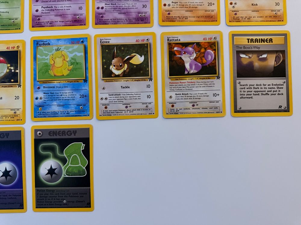 Team Rocket 33 Pokémon Karten Bundle WOTC 2000 Vintage (Gebraucht) in ...