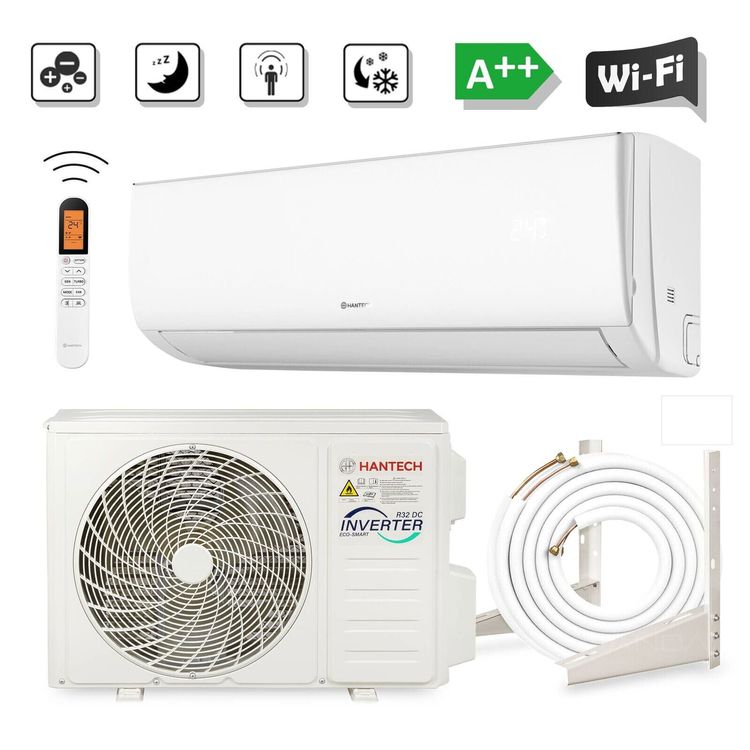 HANTECH 12000 BTU Split Klimaanlage WLAN Klimagerät 3,4 kW (Neu und ...