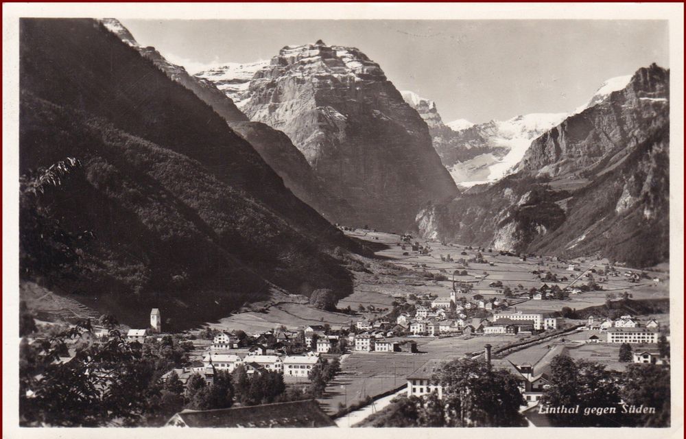 Glarus Süd GL Linthal Flugaufnahme , 1936 | Kaufen auf Ricardo