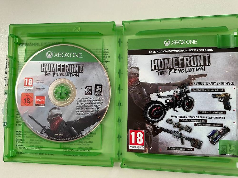 Homefront The Revolution, Xbox One, Xbox Series X (Gebraucht) in Couvet ...