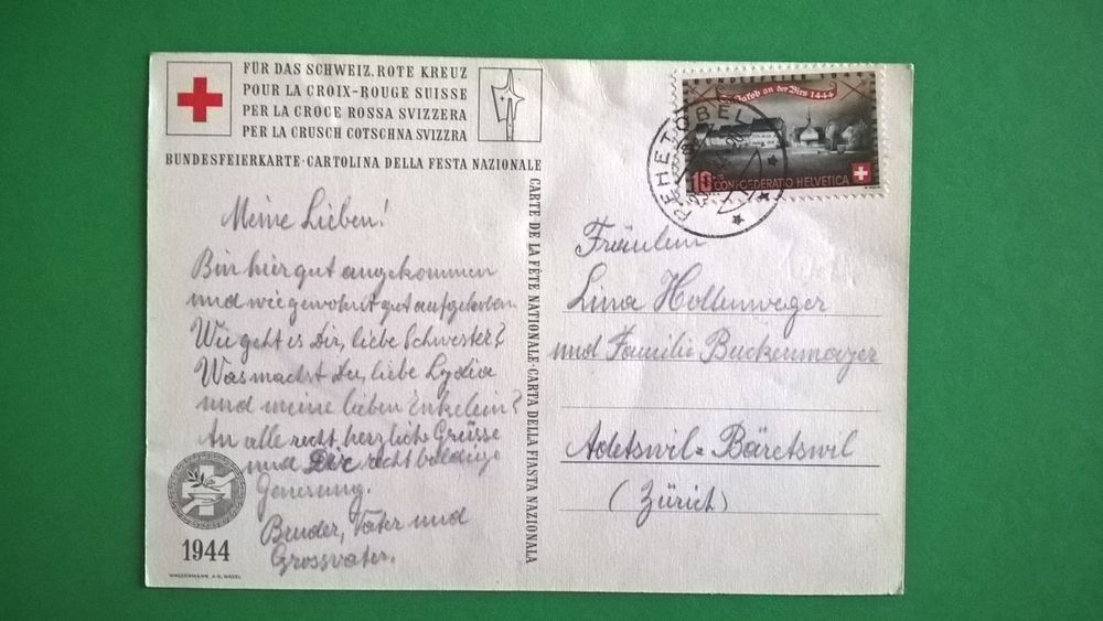 Bundesfeierkarte mit Vollstempel Rehetobel | Kaufen auf Ricardo