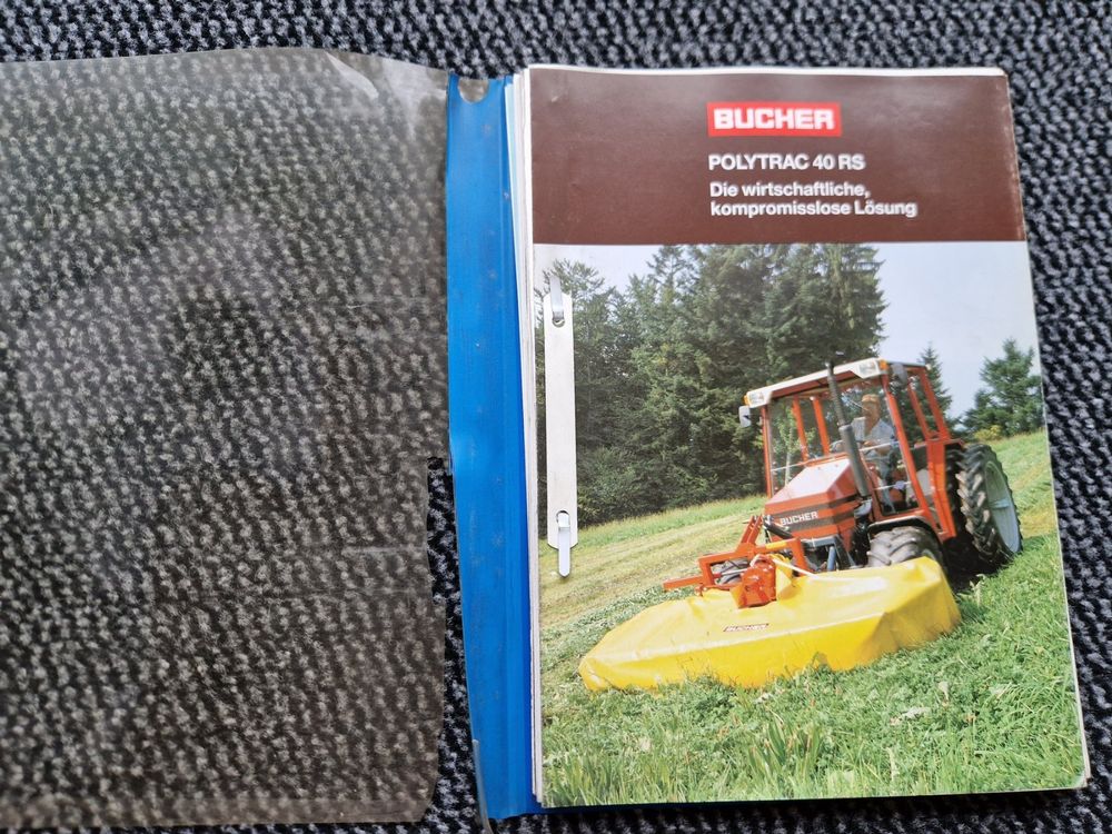 Original Techn. Unterlagen Bucher Polytrac 40RS/42RS Traktor (Gebraucht ...