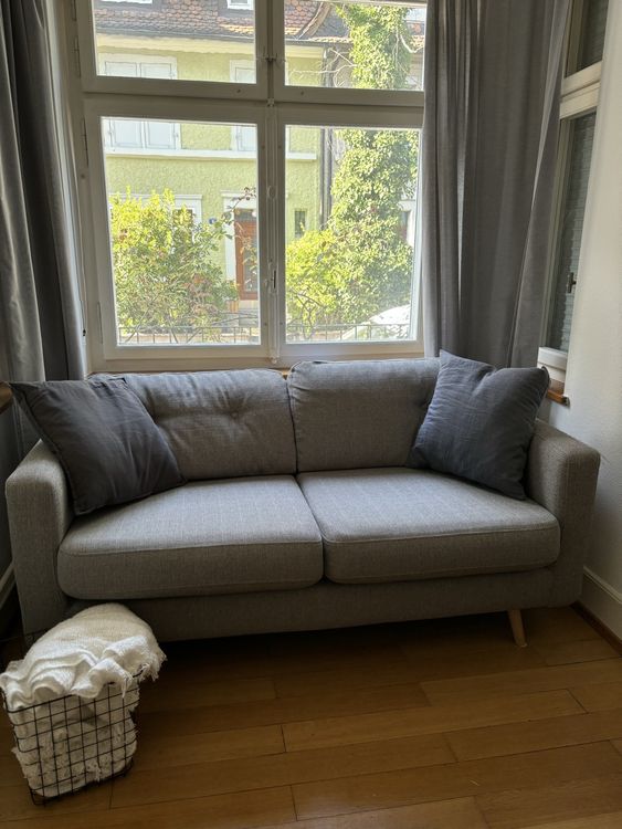 2er Sofa, grau, neuwertig (Neu (gemäss Beschreibung)) in Luzern für CHF 129 – nur Abholung auf ...