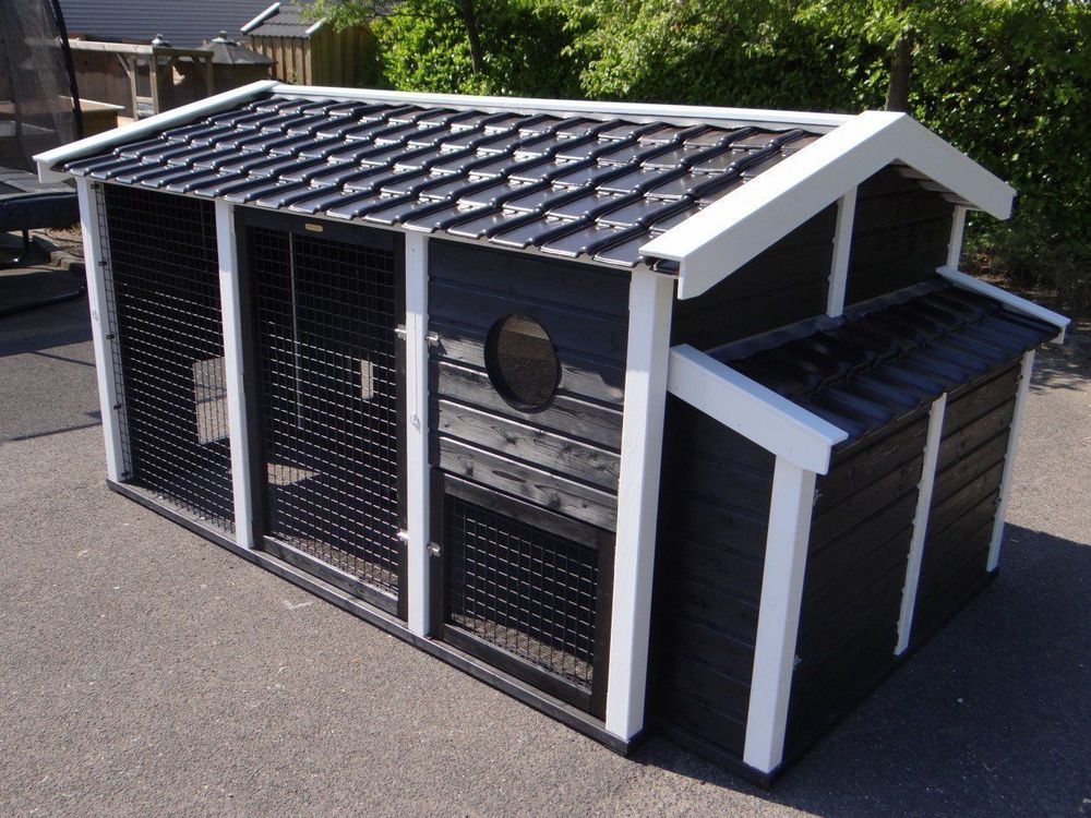 Kaninchenstall / Wachtelstall / Hühnerstall Silvan - Sanilu (Neu und ...