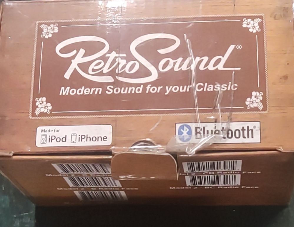 RetroSound Autoradio Blende - Modernes Radio für Oldtimer! (Neu (gemäss ...