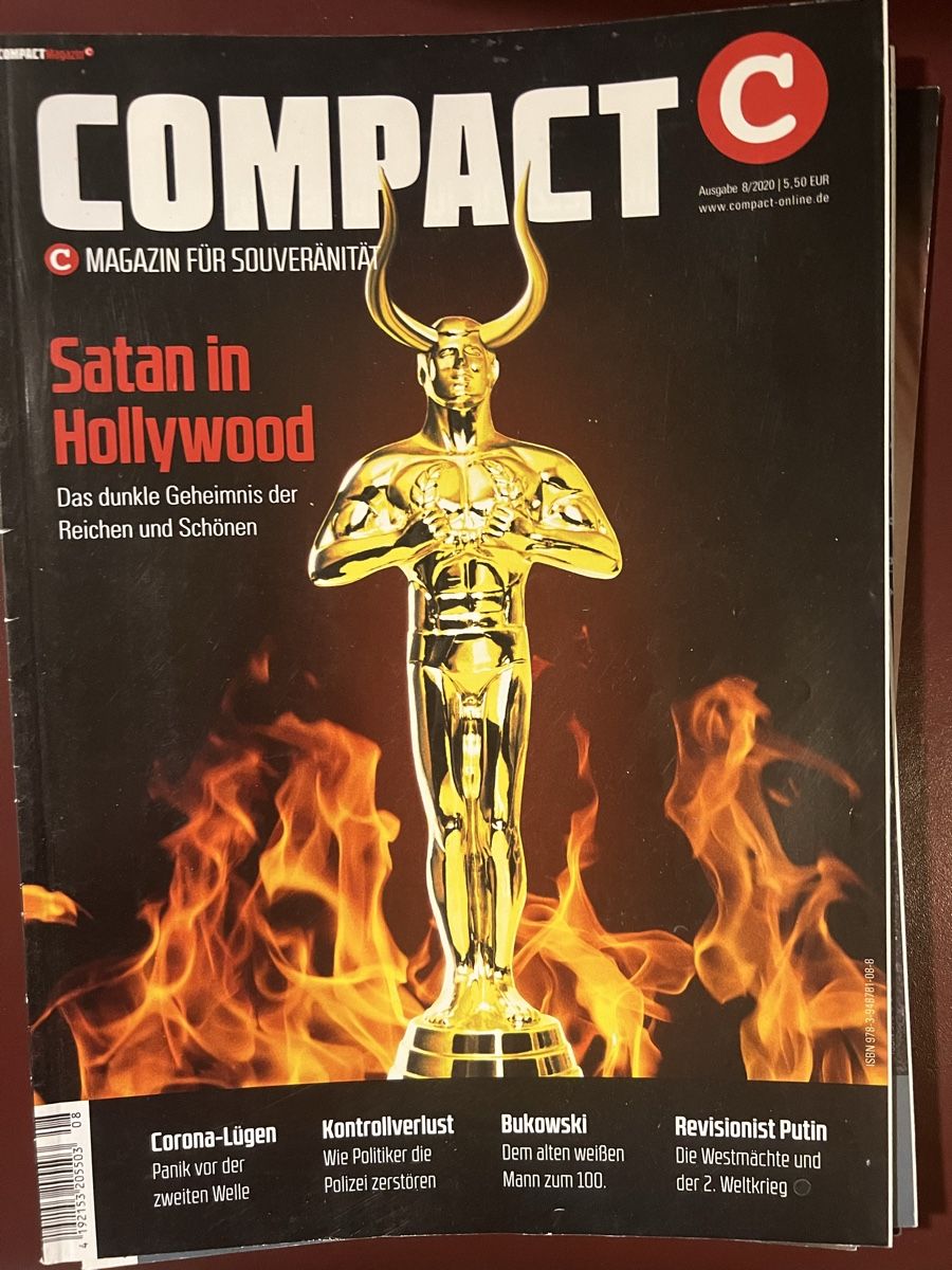 Compact Magazin: Satan in Hollywood, Ausgabe 8/2020 (Gebraucht) in ...