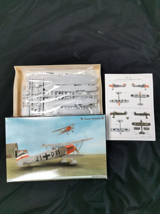 Classic Airframes Heinkel He-51 1:48 (Neu (gemäss Beschreibung)) in Wallbach für CHF 13 – mit ...