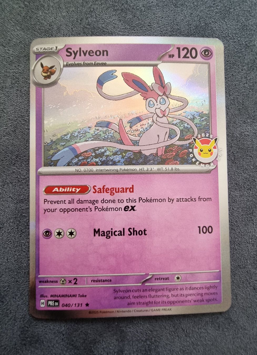 Pokémon Sylveon Pokemon Day 2025 Stamp - 040/131 🇱🇷 | Comprare su Ricardo