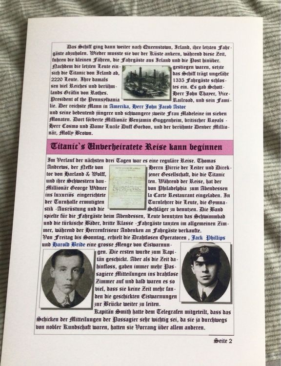 RMS Titanic die unverheiratete Reise (Neu (gemäss Beschreibung)) in ...