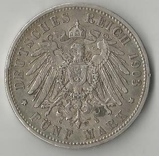 ** SILBER - 5 MARK 1903 - D ** | Kaufen auf Ricardo