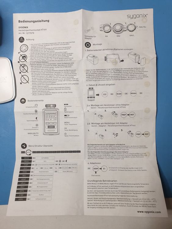 3x Heizkörper Thermostat RA RAV RAVL LCD für Danfoss | Kaufen auf Ricardo