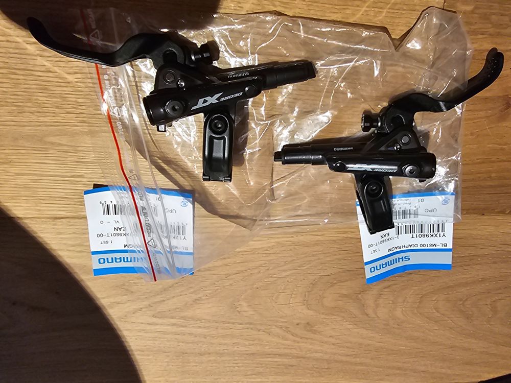Shimano Bremshebel XT BL-M8100 Disc 2-Finger, Set (Gebraucht) in ...