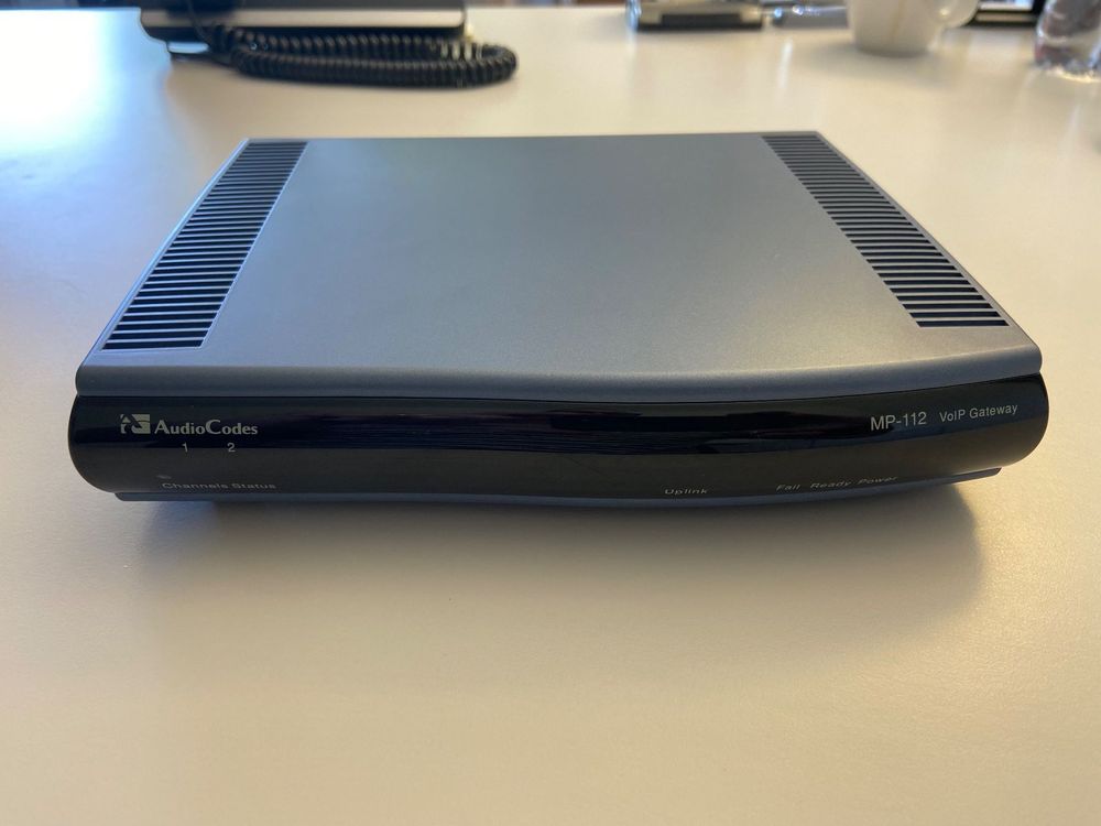 AUDIOCODES 112 Analog VoIP Gateway mit 2 FXS Ports (Gebraucht) in ...